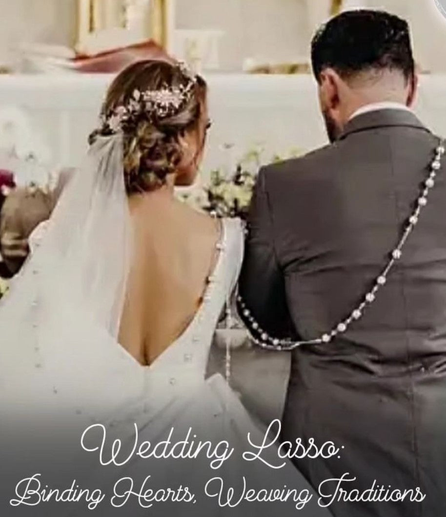 Wedding Lasso with Box, Crystal Rhinestone Lasso for Bride and Groom ...