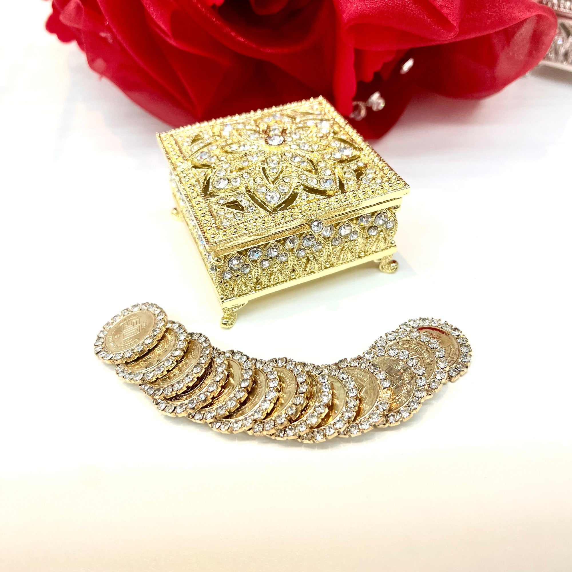 Wedding Aras Box and Coins - Catholic Wedding Ritual , Arras de boda ...